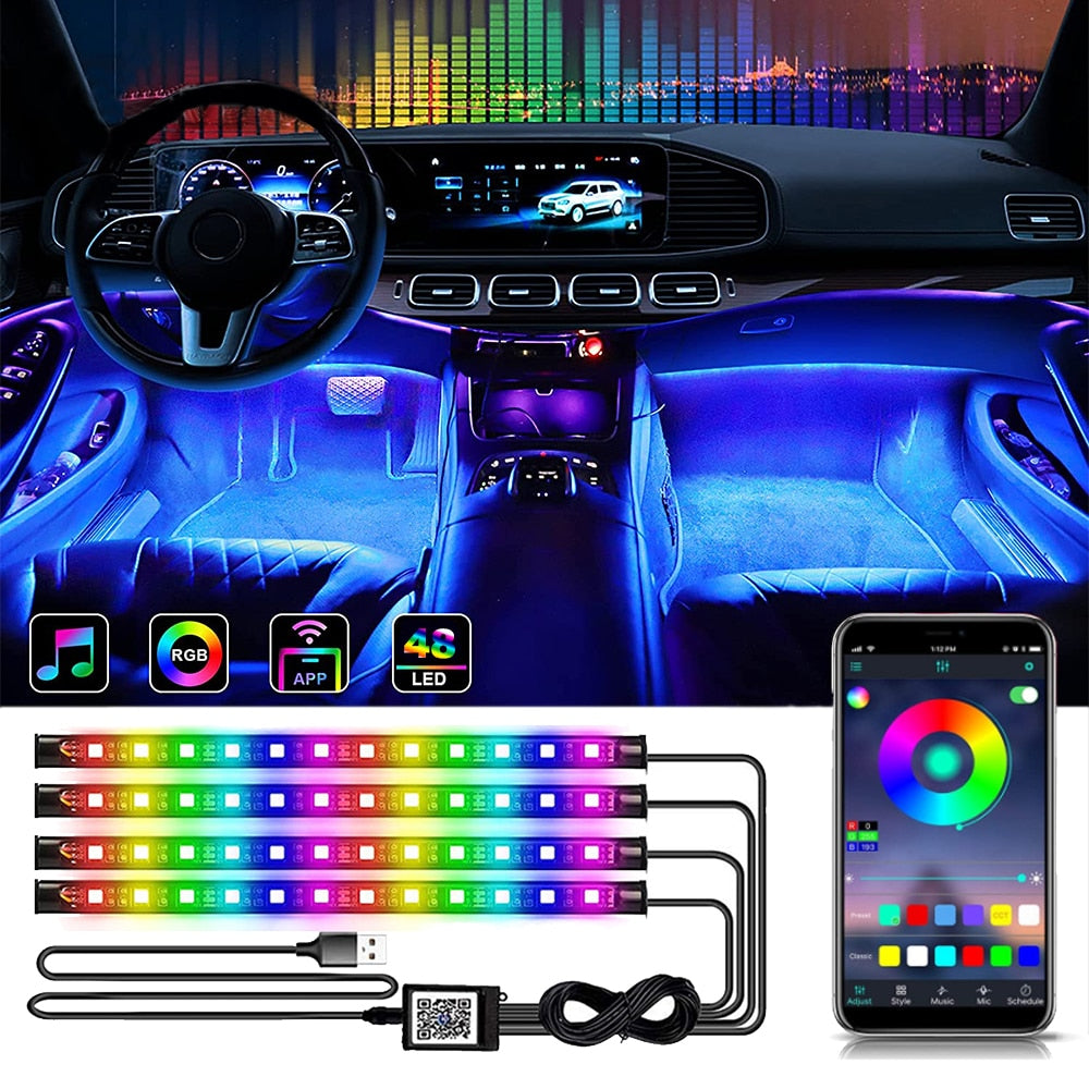 Led foot light car store